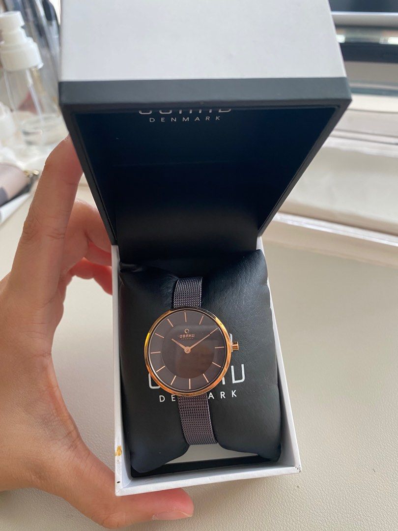 Obaku Watch Denmark Merian in Walnut , Luxury, Watches on Carousell