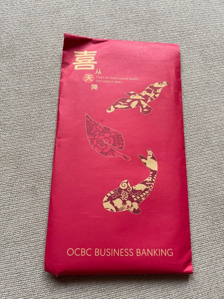 OCBC Business Banking Red Packet, Hobbies & Toys, Stationery & Craft ...