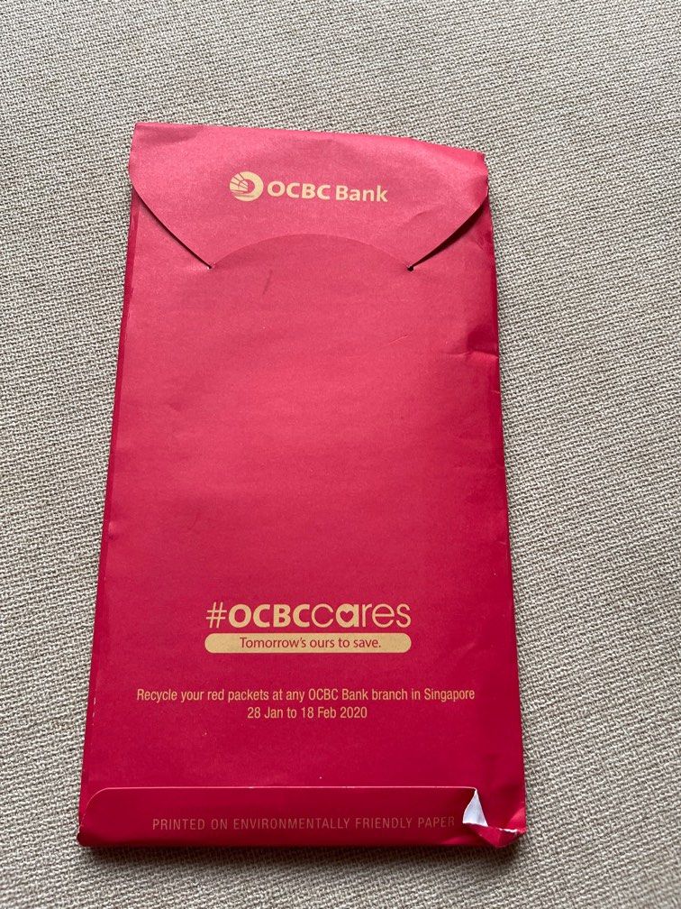 OCBC Business Banking Red Packet, Hobbies & Toys, Stationery & Craft ...