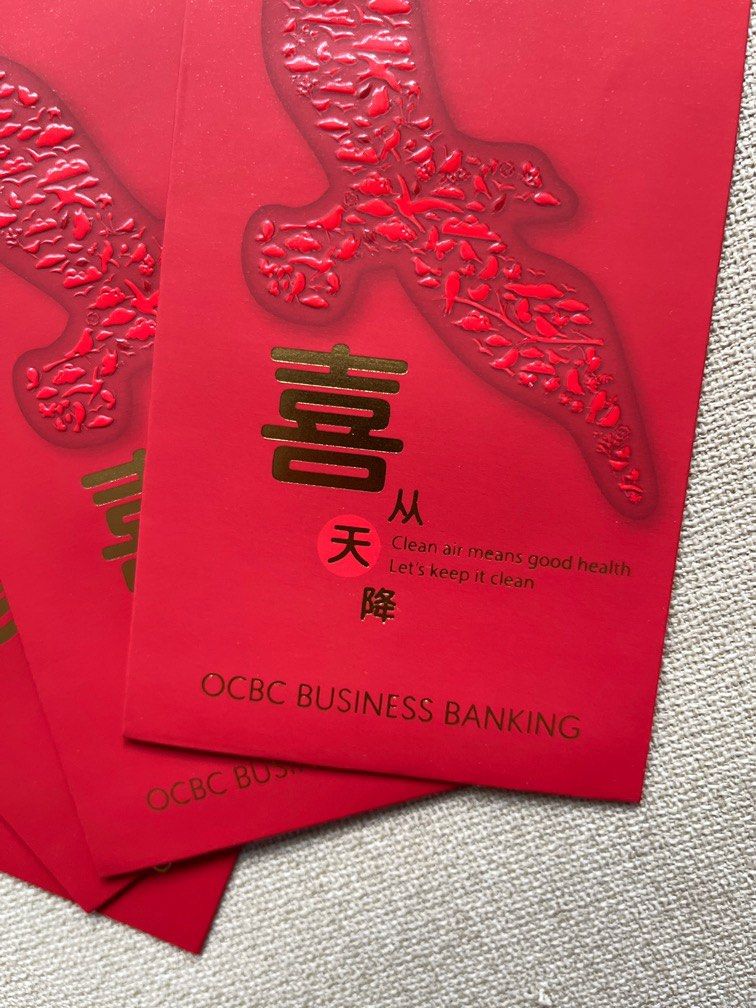 OCBC Business Banking Red Packet, Hobbies & Toys, Stationery & Craft ...