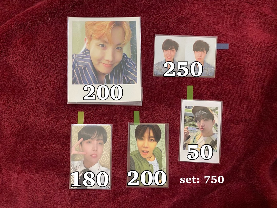 Official BTS Jhope Hobi Photocards PC, Hobbies & Toys, Memorabilia ...