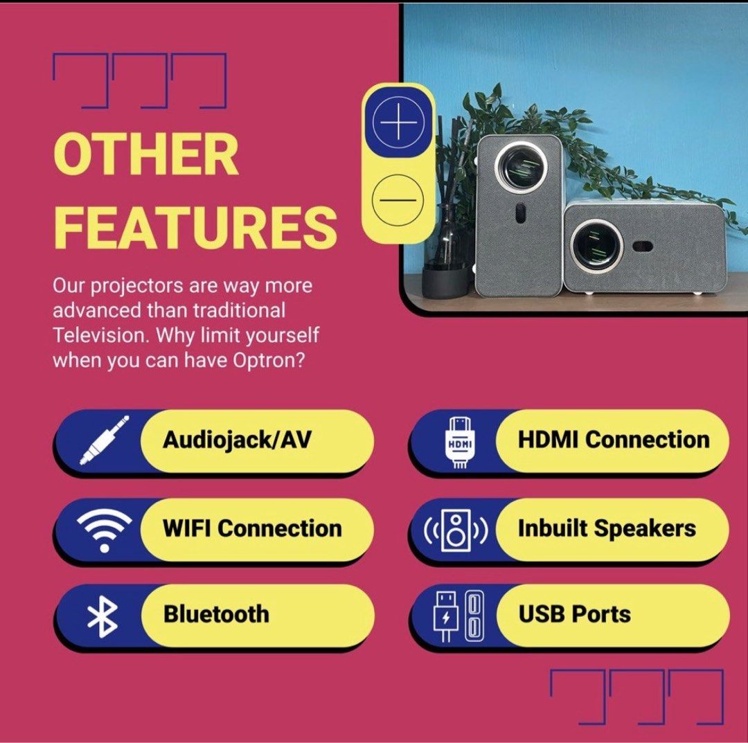 Optron Ultimate Projector, TV & Home Appliances, TV & Entertainment ...