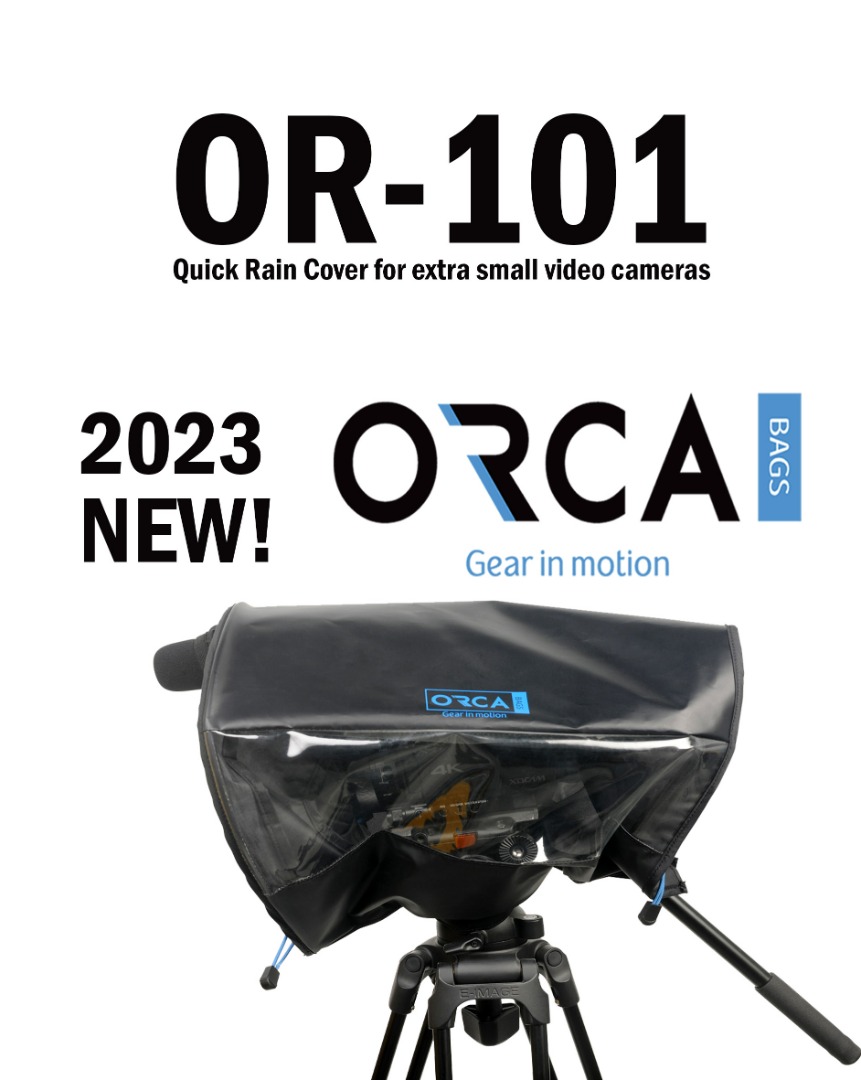 ORCA BAGS OR-101 Orca Quick Rain Cover for extra small video cameras ...
