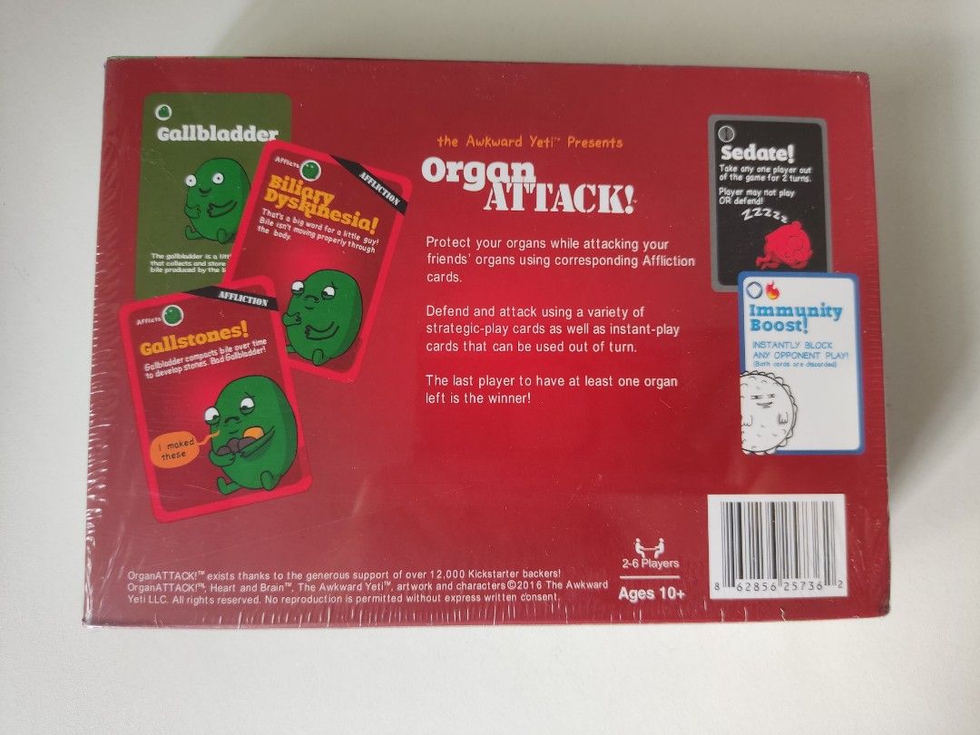 Organ Attack, Hobbies & Toys, Toys & Games on Carousell