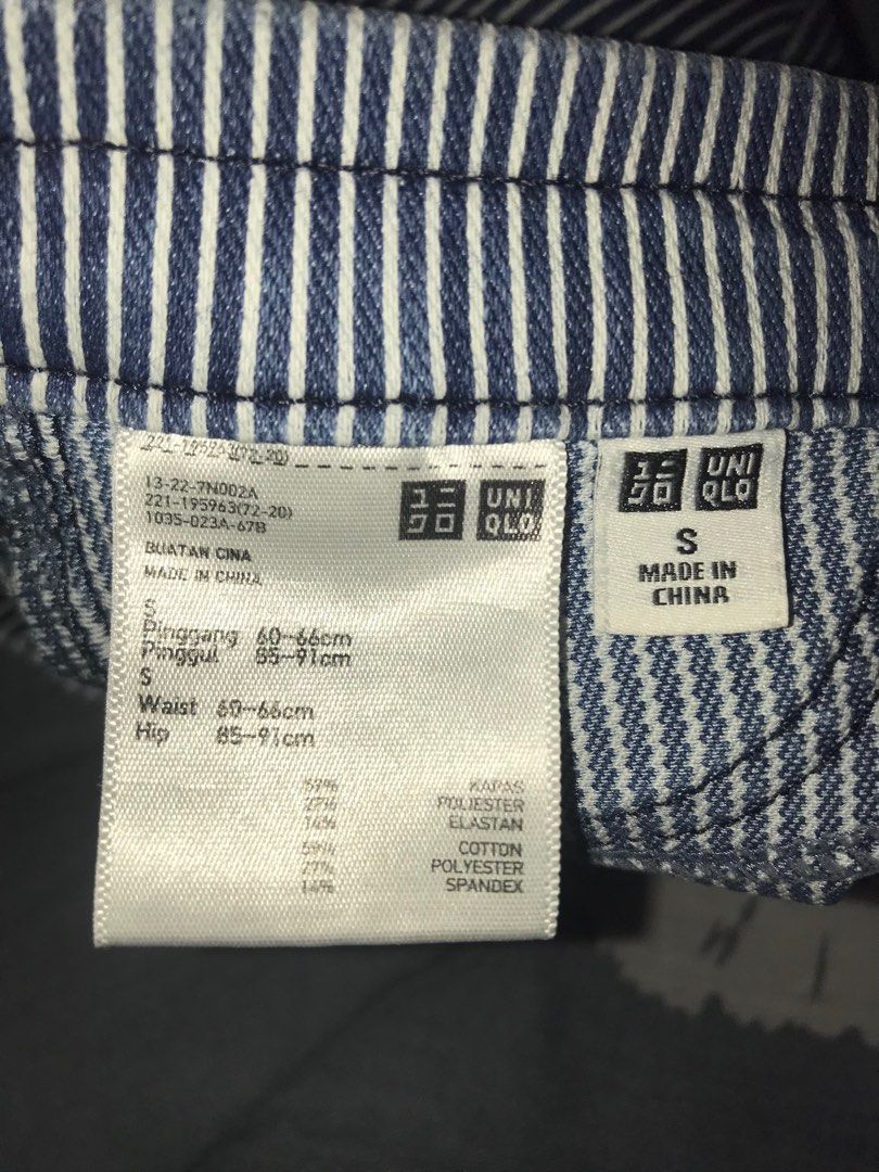 original uniqlo celana panjang garis, Fesyen Wanita, Pakaian Wanita ...