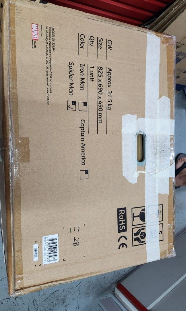 OSIM OS-8213M (SPIDER-MAN) UTHRONE S GAMING CHAIR SPIDER-MAN, Furniture & Home Living, Furniture ...