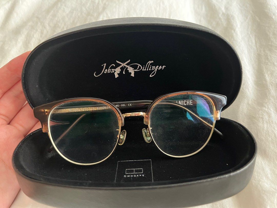 Own Days John Dillinger +Niche Prescription Glasses on Carousell