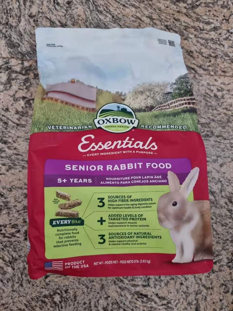 Oxbow Senior Rabbit Pellet & Critical Care Anise Flavor, Pet Supplies ...