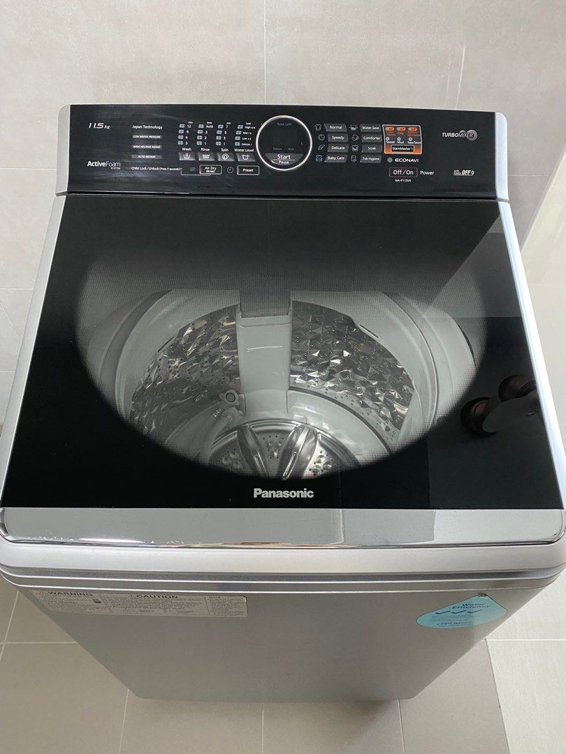 Panasonic Washing Machine 11.5kg loading, TV & Home Appliances, Washing ...