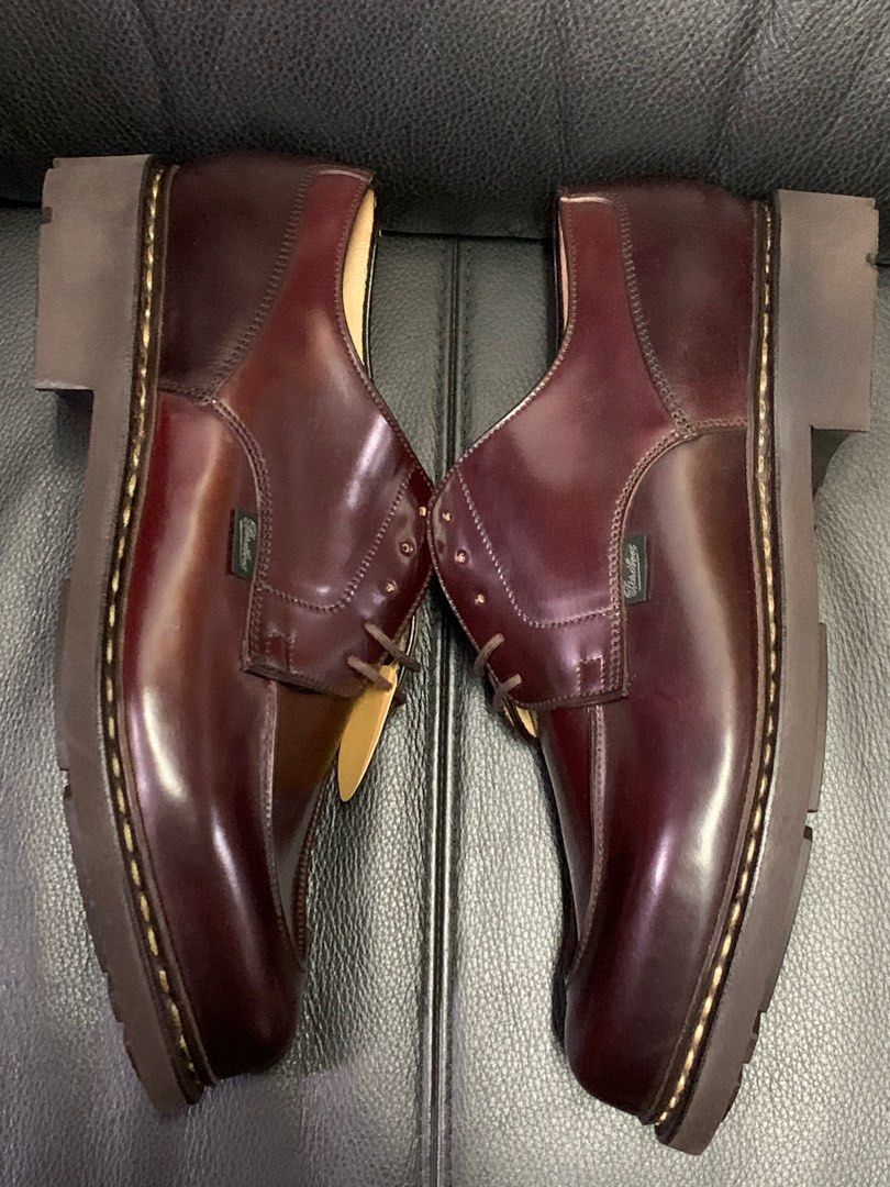 Paraboot Chambord cordovan color 8 UK 9.5, 男裝, 鞋, 西裝鞋 - Carousell