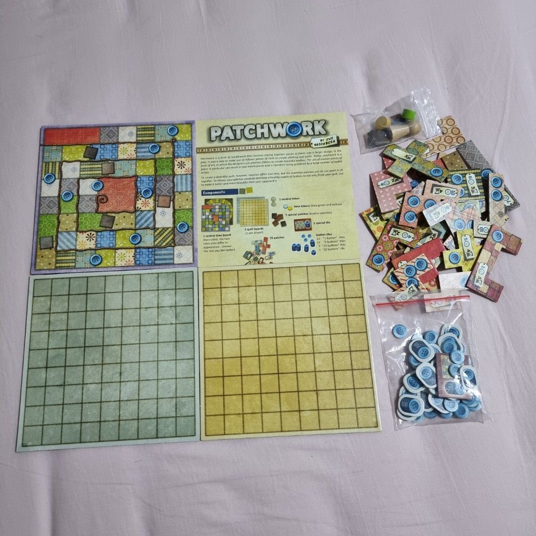 Patchwork (Uwe Rosenberg), Hobbies & Toys, Toys & Games on Carousell