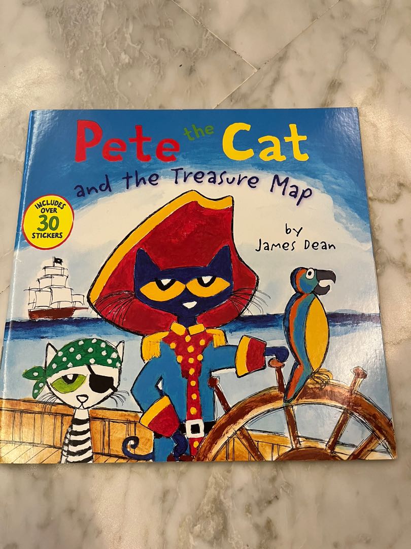 Pete the Cat and the treasure map, Hobbies & Toys, Books & Magazines ...