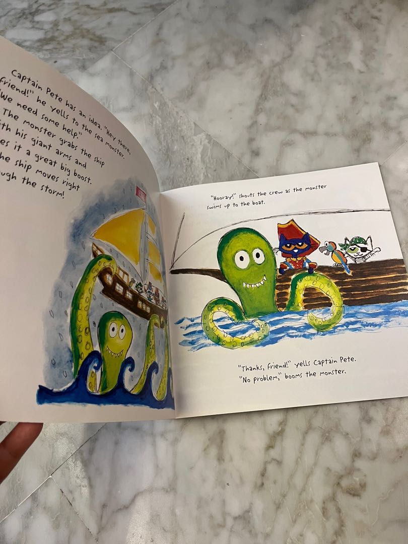 Pete the Cat and the treasure map, Hobbies & Toys, Books & Magazines ...