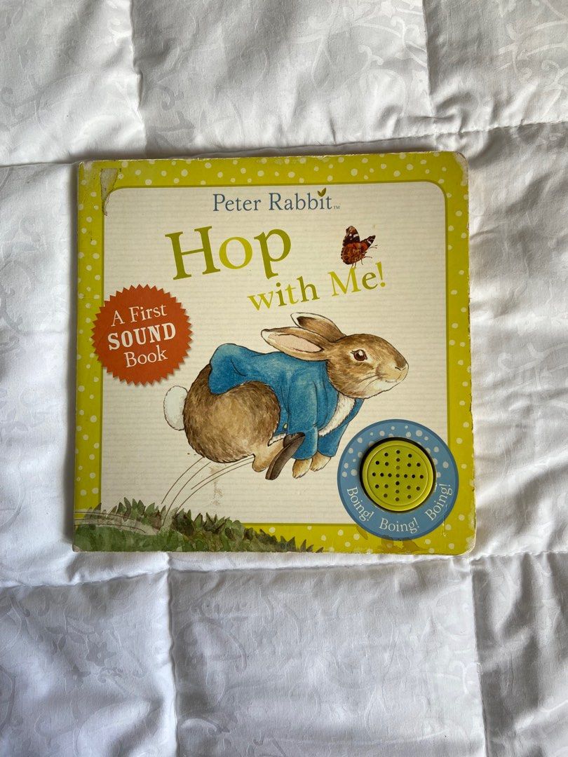 Peter Rabbit Hop with Me First Sound Book Baby on Carousell