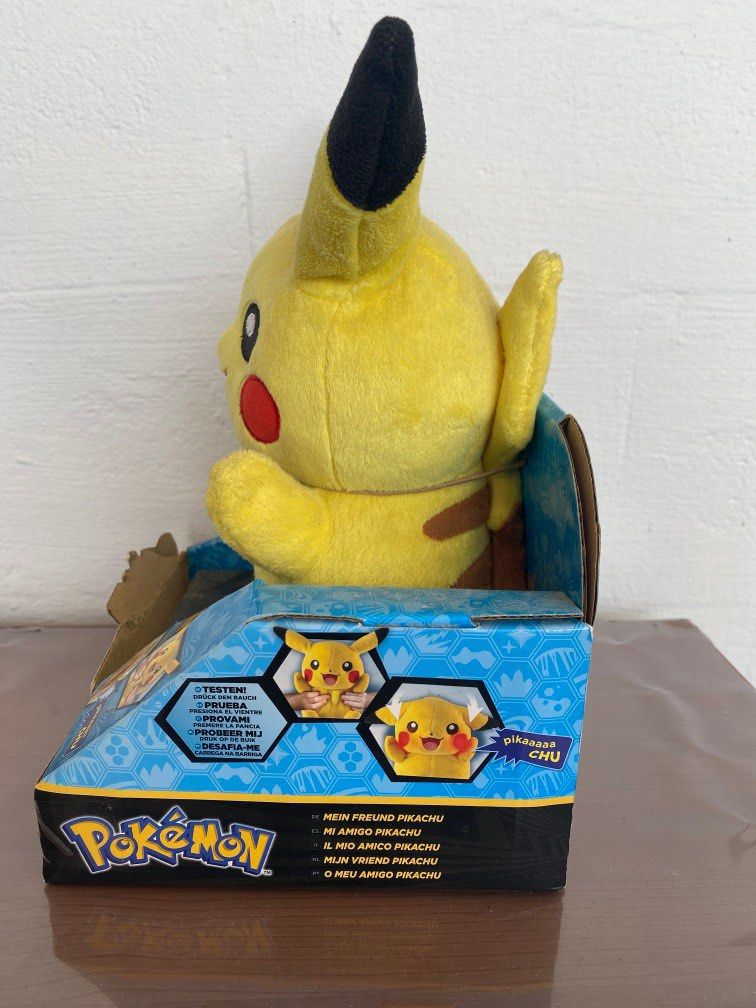 Pikachu Soft Toy that can talk and laugh, Hobbies & Toys, Toys & Games ...