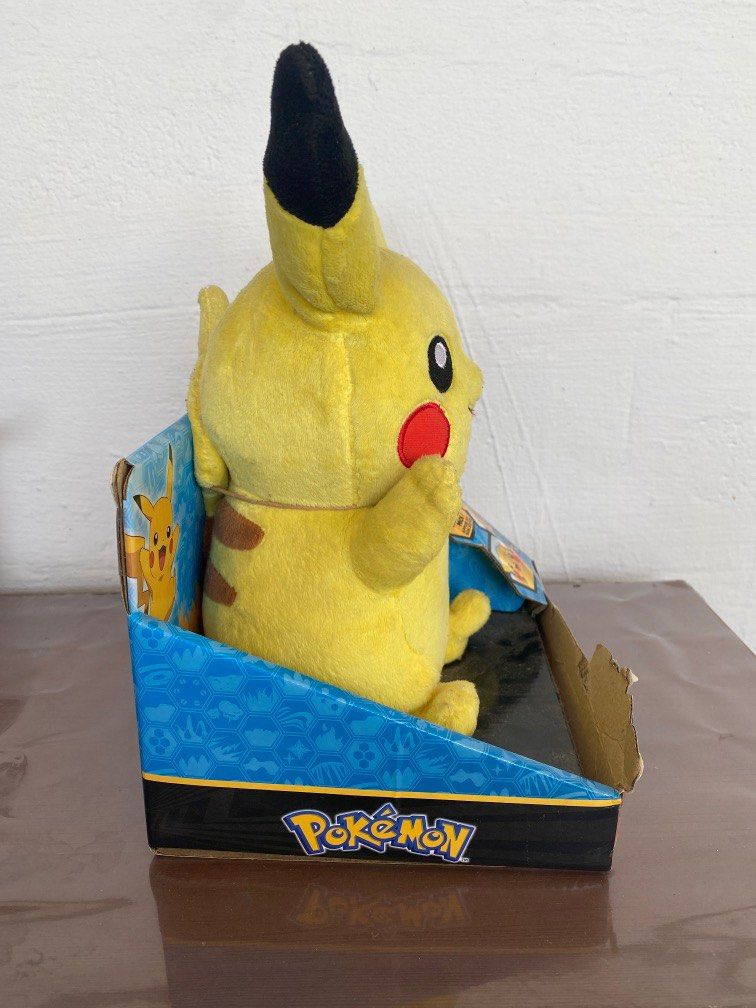 Pikachu Soft Toy that can talk and laugh, Hobbies & Toys, Toys & Games ...
