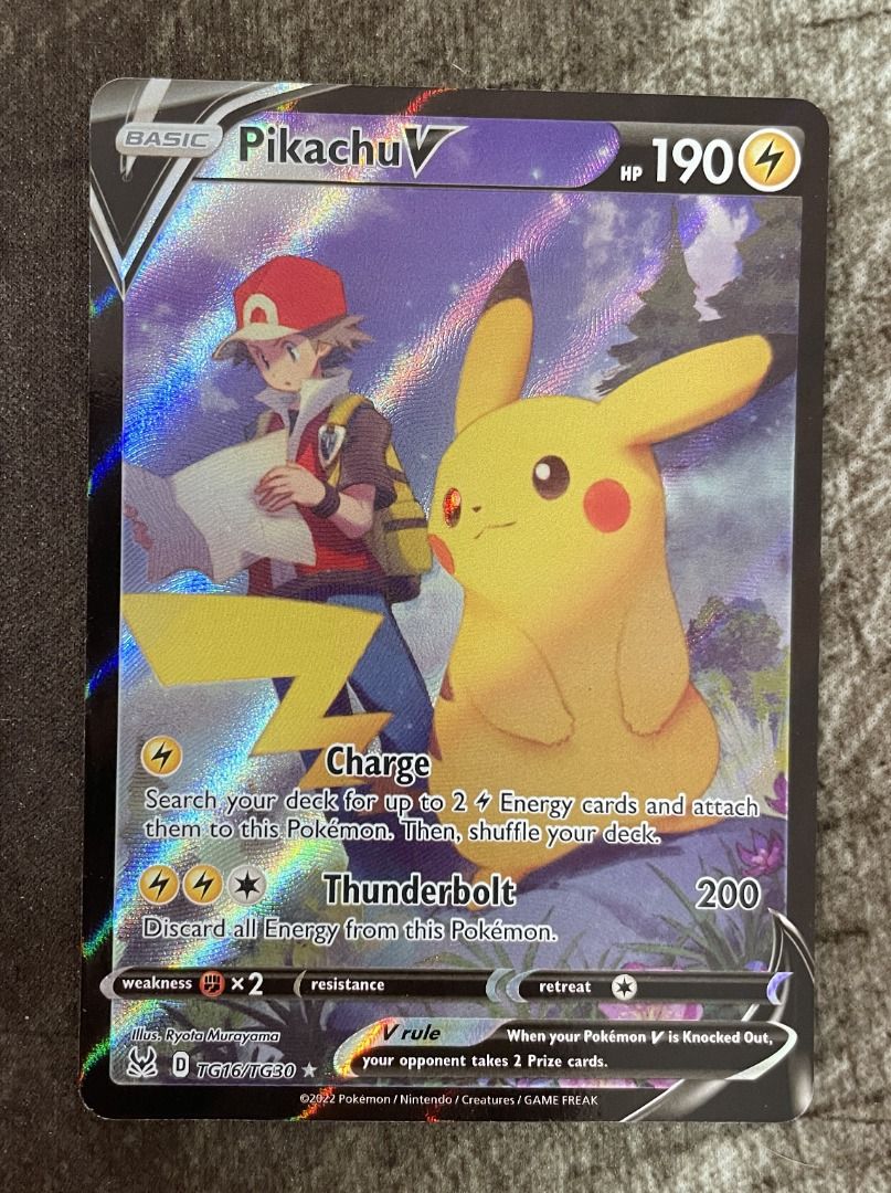 Pikachu V - TG16/TG30 - Ultra Rare, Hobbies & Toys, Toys & Games on ...