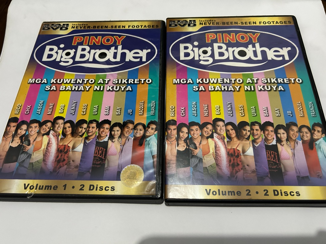 Pinoy Big Brother Season 1 Volume 1&2 DVDs, Hobbies & Toys, Music ...