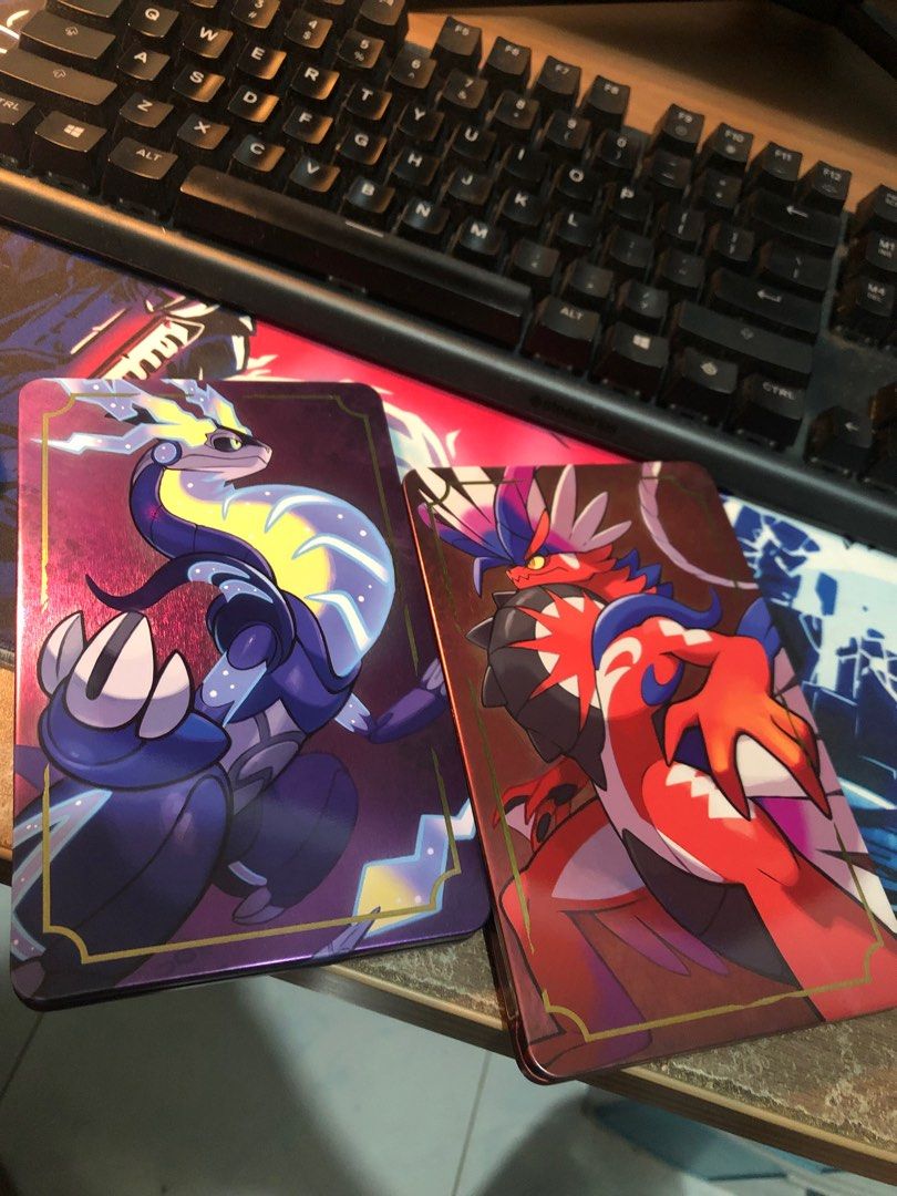 Pokemon Scarlet/Violet Steel Case, Video Gaming, Video Games, Nintendo ...