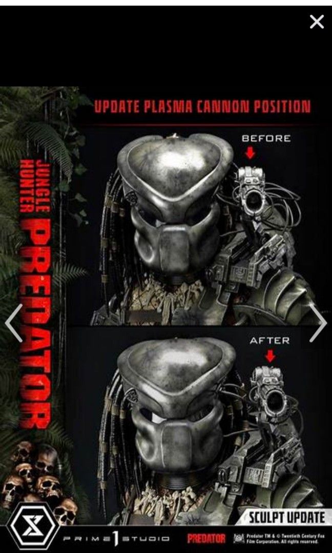 Predator Prime 1 studio (not sideshow), 興趣及遊戲, 玩具 & 遊戲類 - Carousell