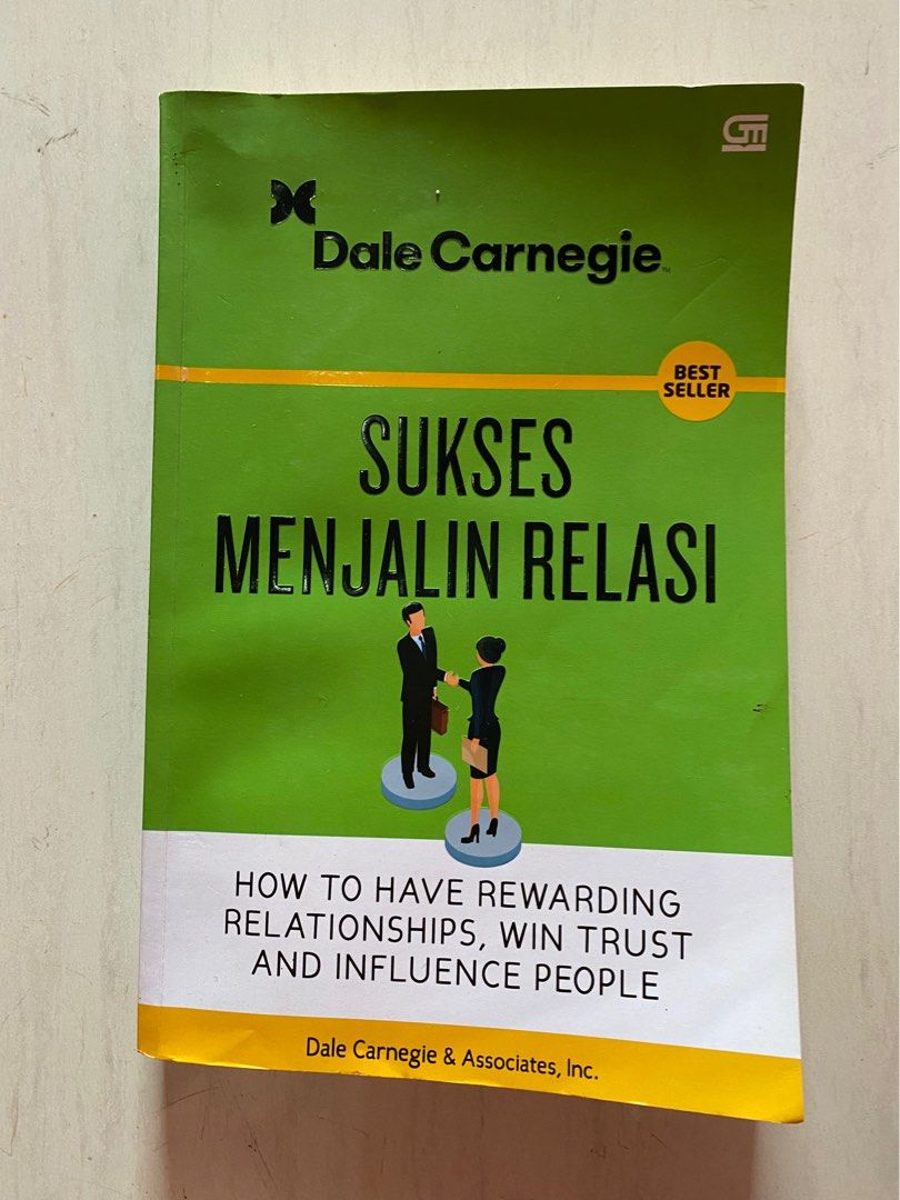 Preloved buku sukses menjalin relasi, Buku & Alat Tulis, Buku di Carousell Preloved buku sukses menjalin relasi, Buku & Alat Tulis, Buku di Carousell