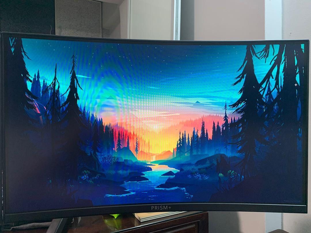 Prism Curved 27 Inch Monitor, Computers & Tech, Parts & Accessories ...