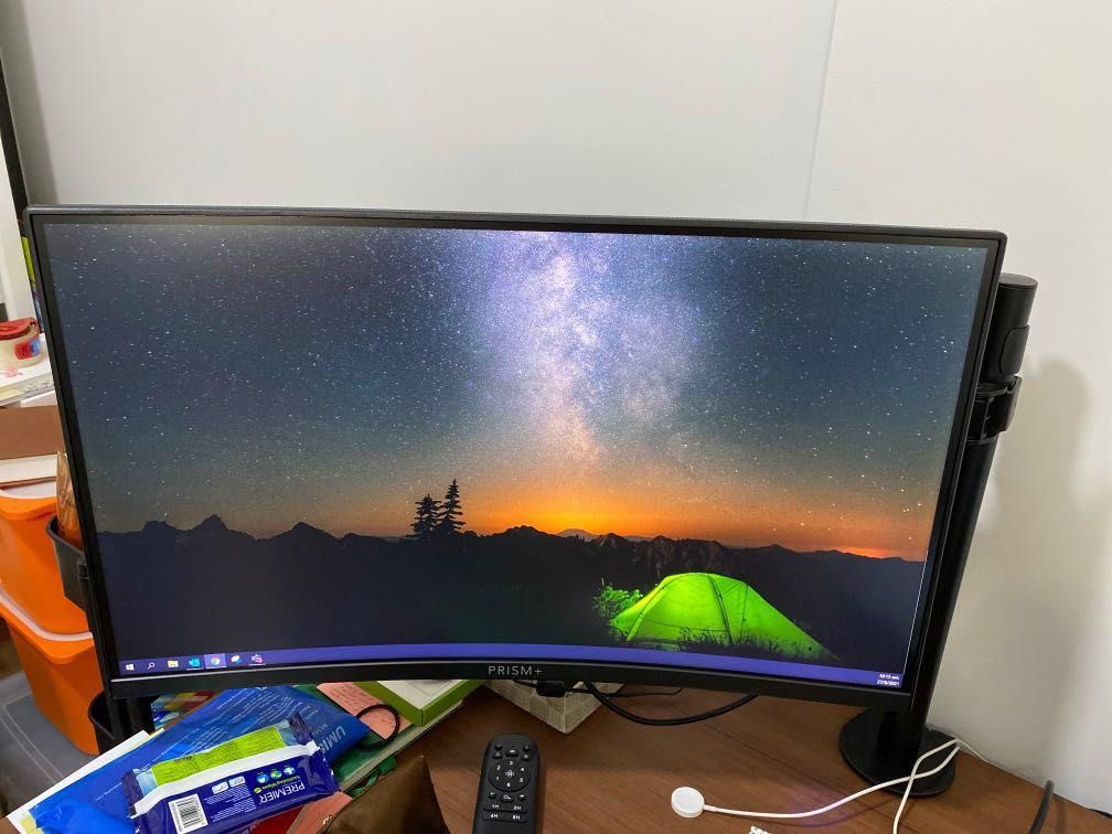 Prism Curved 27 Inch Monitor, Computers & Tech, Parts & Accessories ...