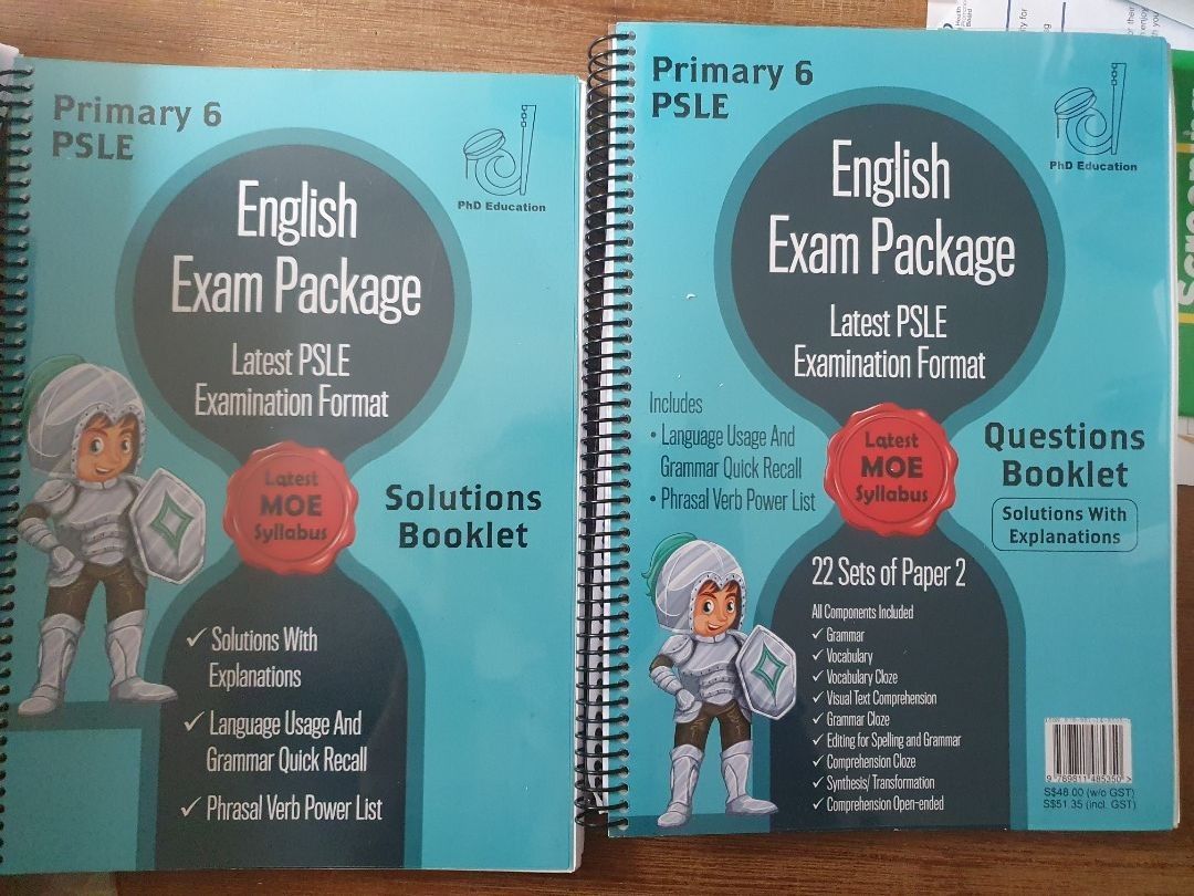 PSLE English exam package, Hobbies & Toys, Books & Magazines ...