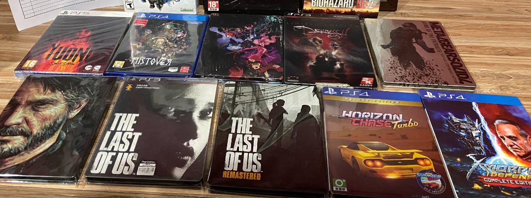 (RARE) Playstation Steelbooks & Games, Video Gaming, Video Games ...