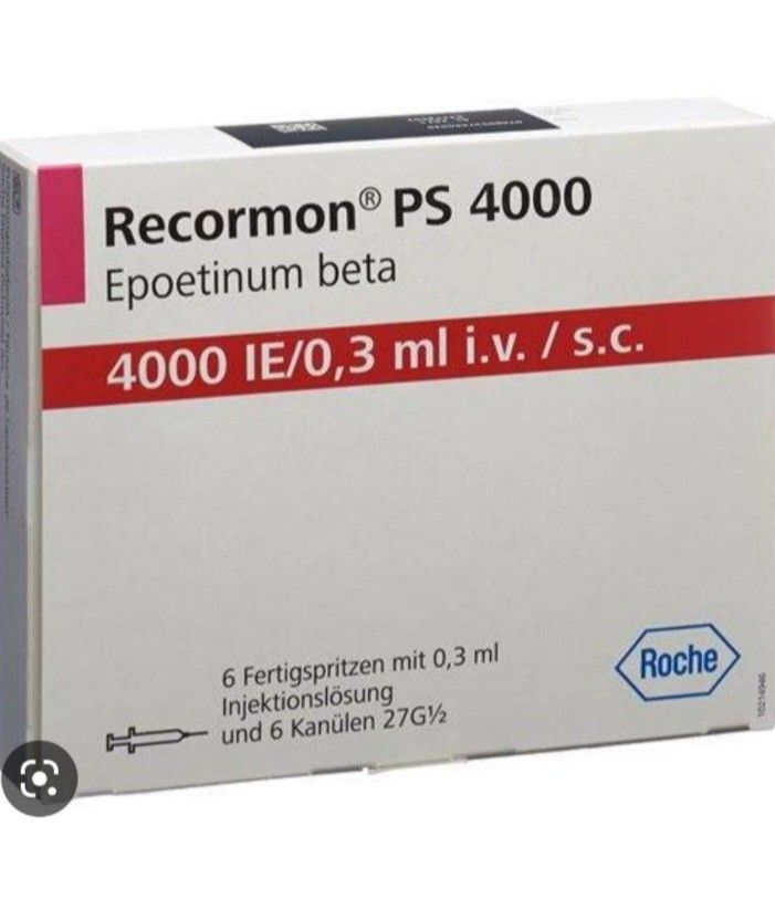 Recormon (Epoetin Beta) 4000/0.3ml, Health & Nutrition, Medical ...