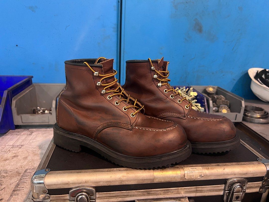 Red wing 8249 steel toe work boots, Men's Fashion, Footwear, Boots on ...