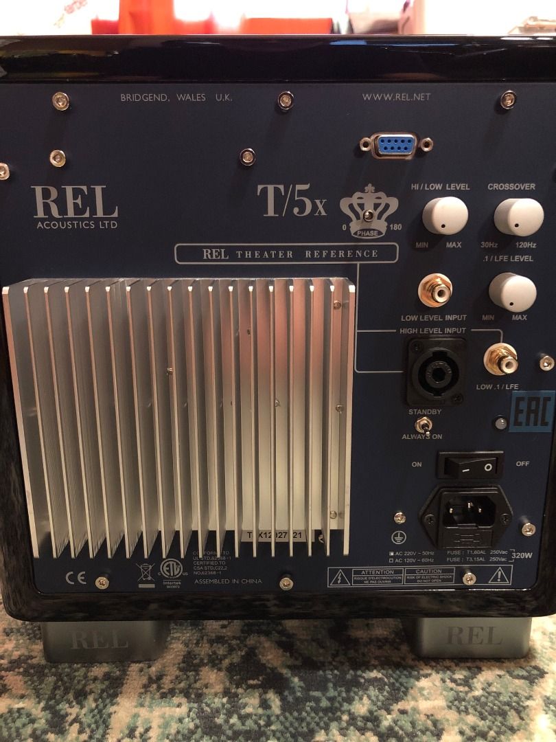 REL T5x SUBWOOFER - LATEST AND CURRENT MODEL, Audio, Soundbars ...