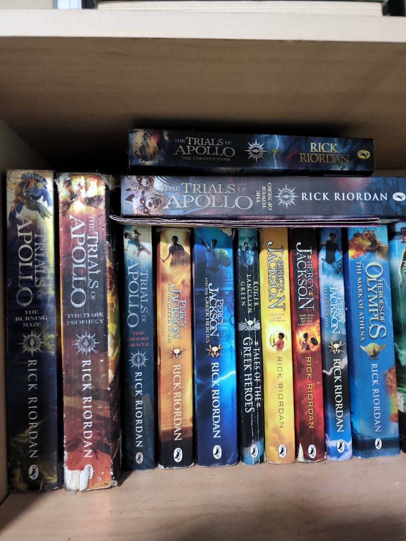 Rick Riordan Greek Mythology Collection., Hobbies & Toys, Books ...