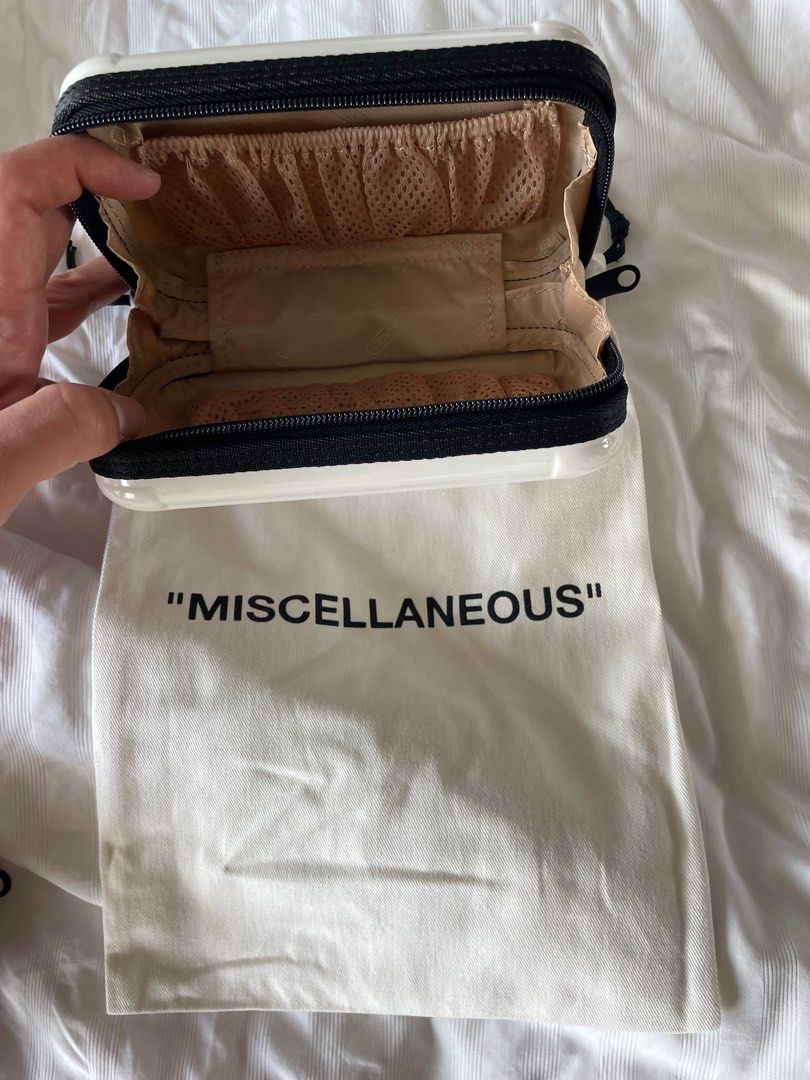 Rimowa off white limited edition mini case, Luxury, Bags & Wallets on ...