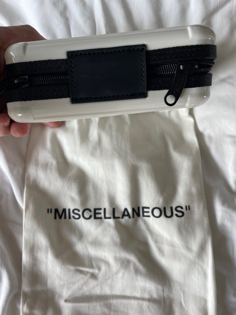 Rimowa off white limited edition mini case, Luxury, Bags & Wallets on ...