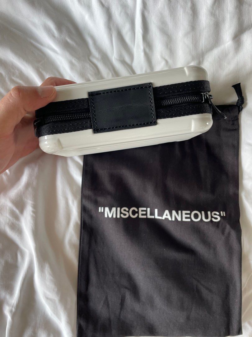 Rimowa off white limited edition mini case, Luxury, Bags & Wallets on ...