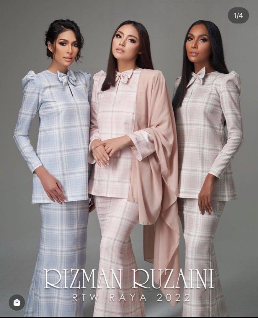 Rizman Ruzaini Raya RTW 2022 Whulan, Women's Fashion, Muslimah Fashion ...
