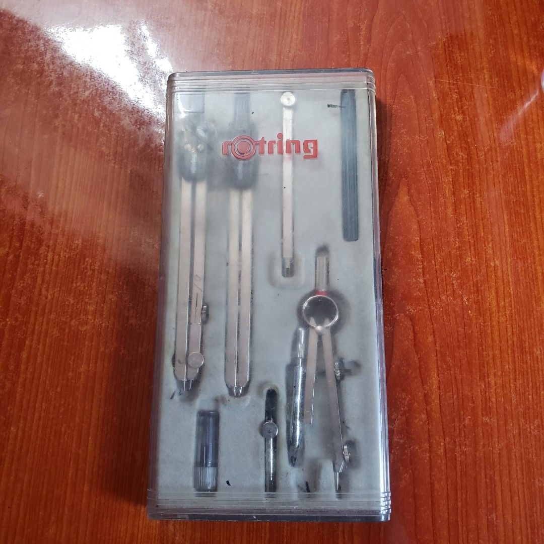 Rotring Compass set case, Hobbies & Toys, Stationary & Craft ...