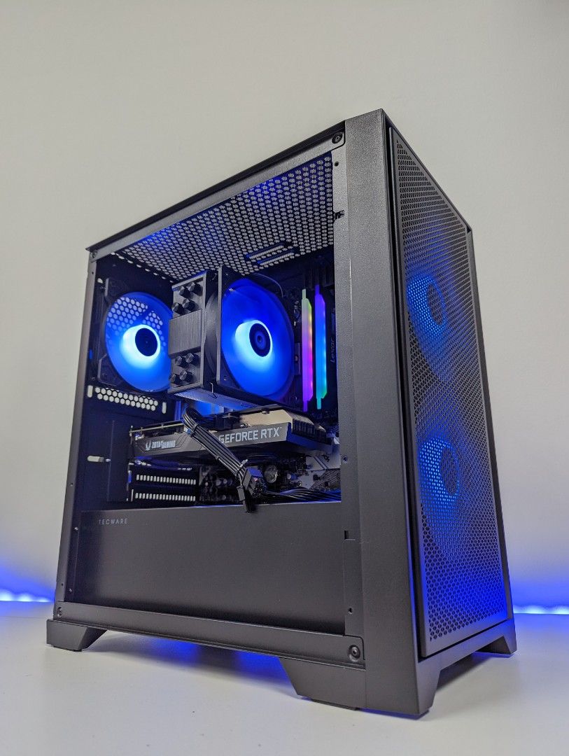 RYZEN 5 5600X + RTX 3060 Custom Gaming PC - max out cyberpunk Minecraft ...