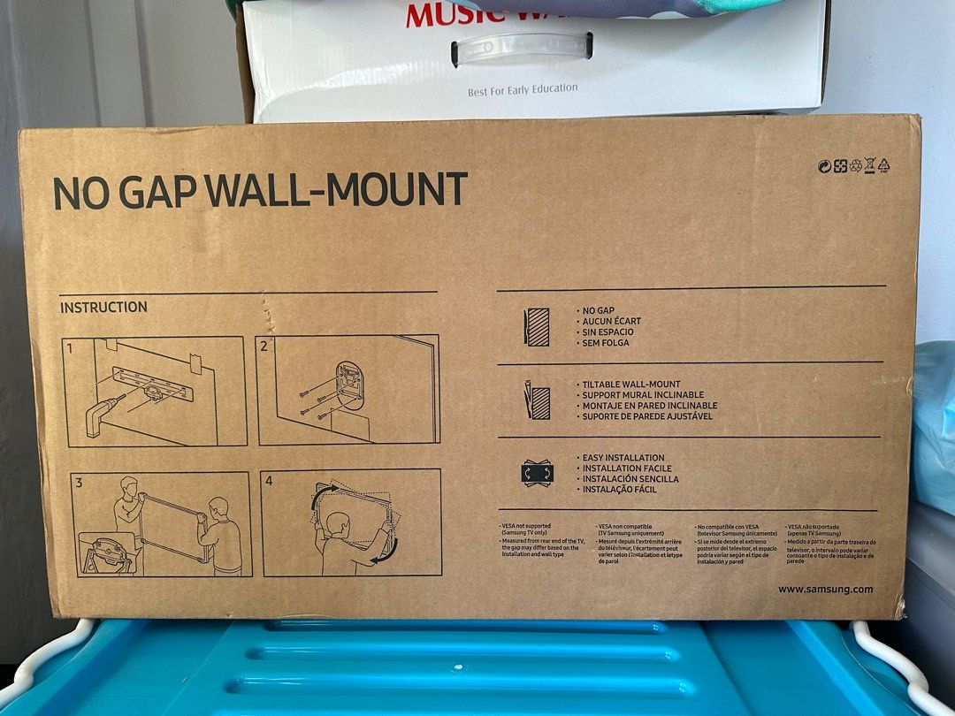 Samsung No Gap Wall Mount, TV & Home Appliances, TV & Entertainment, TV Parts & Accessories on ...