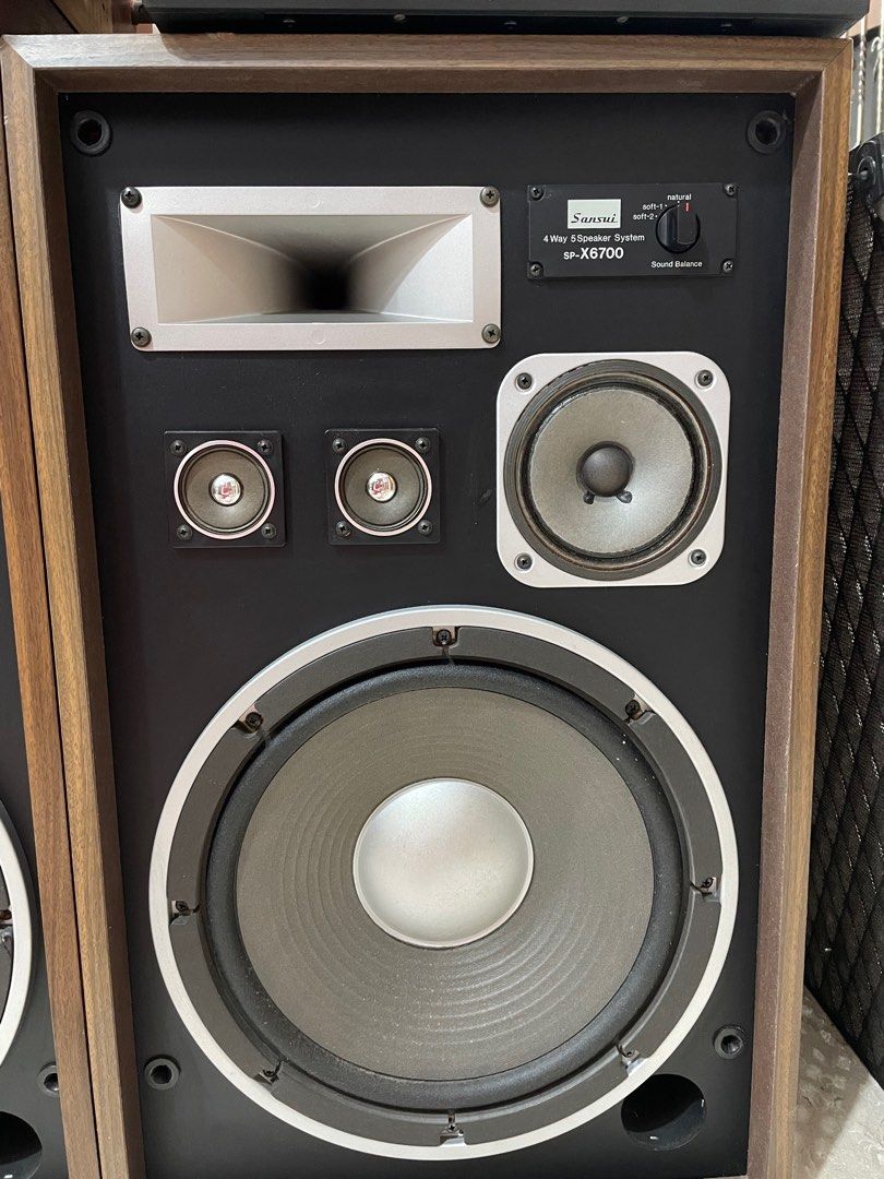 Sansui SP-X6700 Speakers, Audio, Soundbars, Speakers & Amplifiers on Carousell