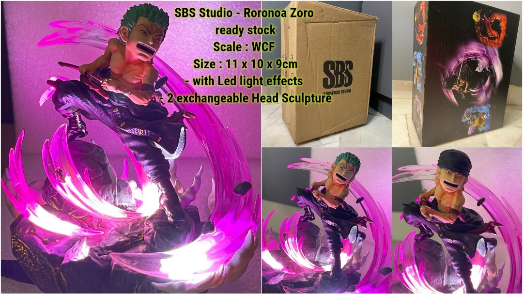 SBS Studio - WCF Straw Hat Series 01 - Roronoa Zoro, Hobbies & Toys ...