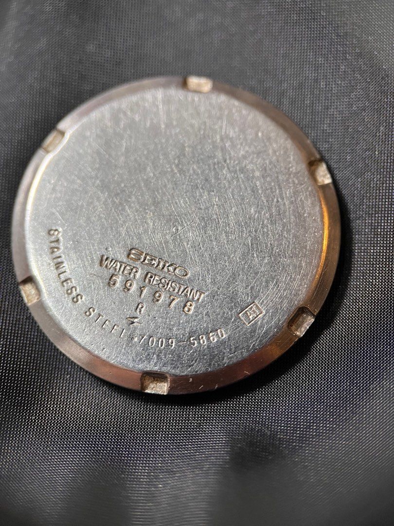 Seiko 7009-5860 Case Back USED, Men's Fashion, Watches & Accessories ...