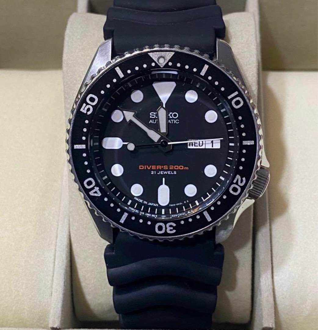 Seiko SKX007J Automatic Diver 200m, Men's Fashion, Watches ...