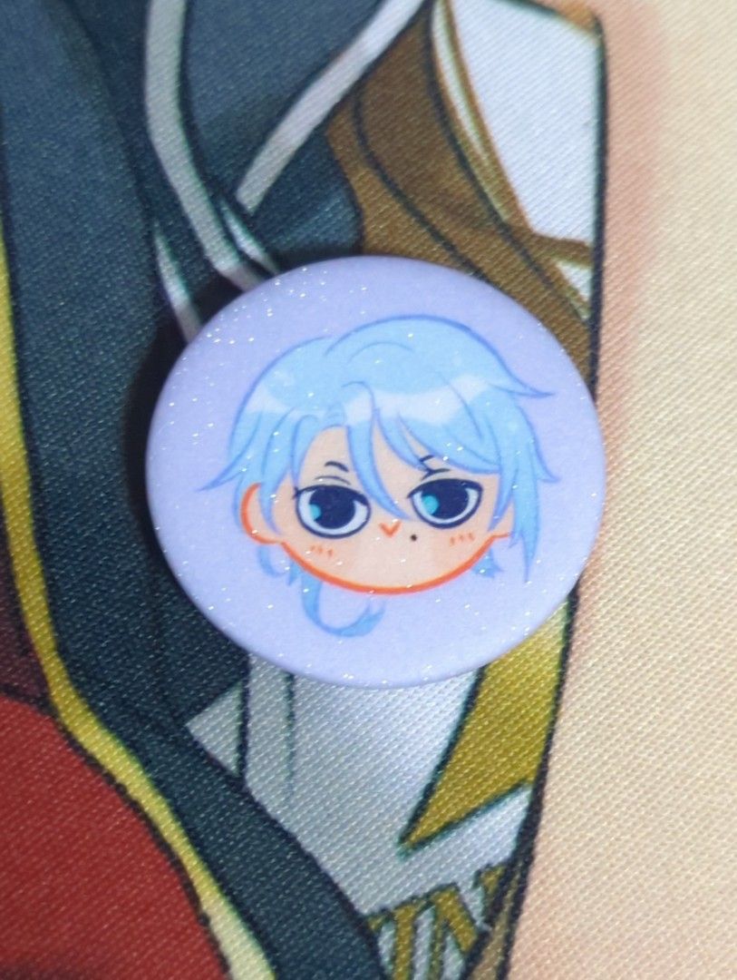 Selling mini Genshin Ayato badge, Hobbies & Toys, Memorabilia ...