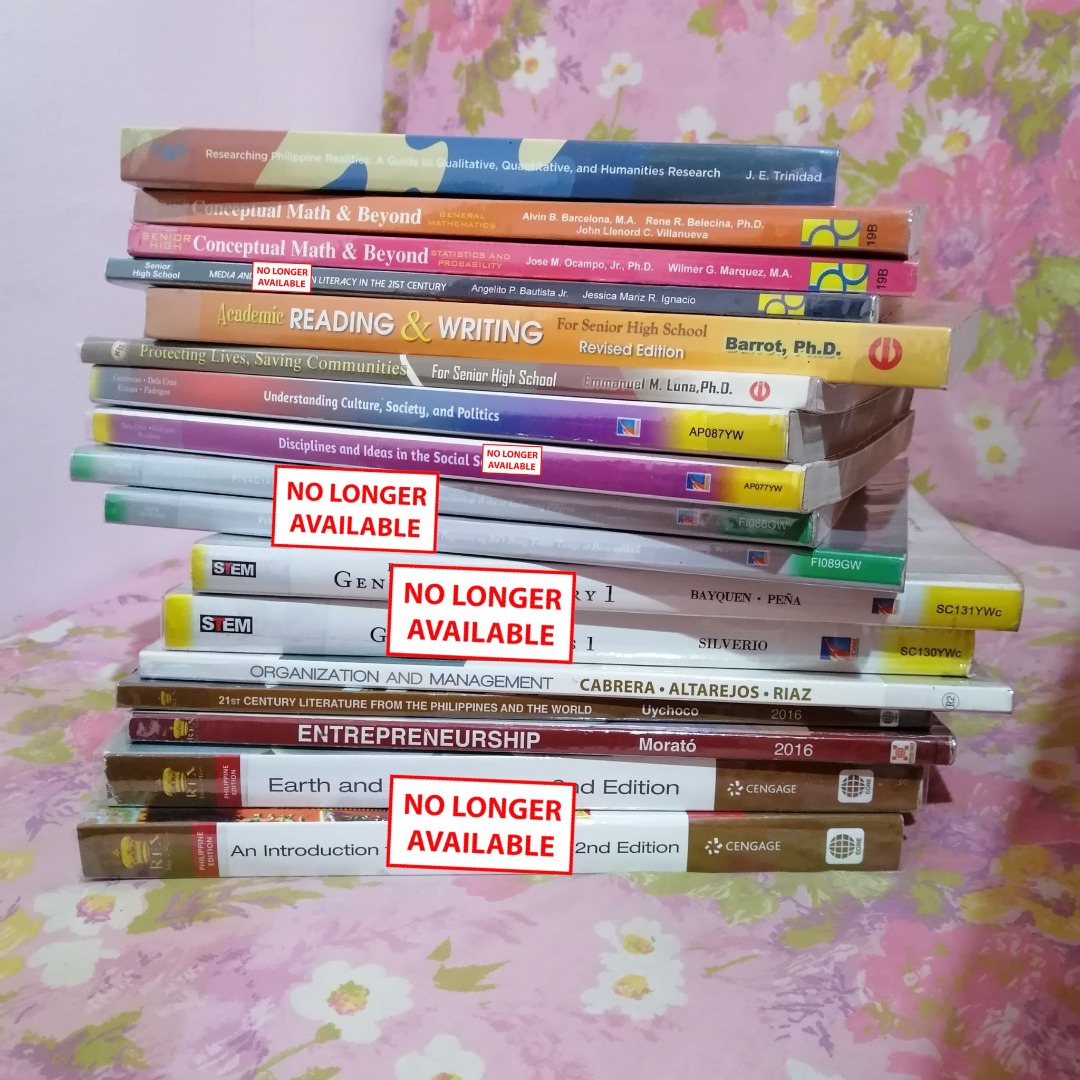 Senior High School Books Bundle (All 16 books as a package bundle ...