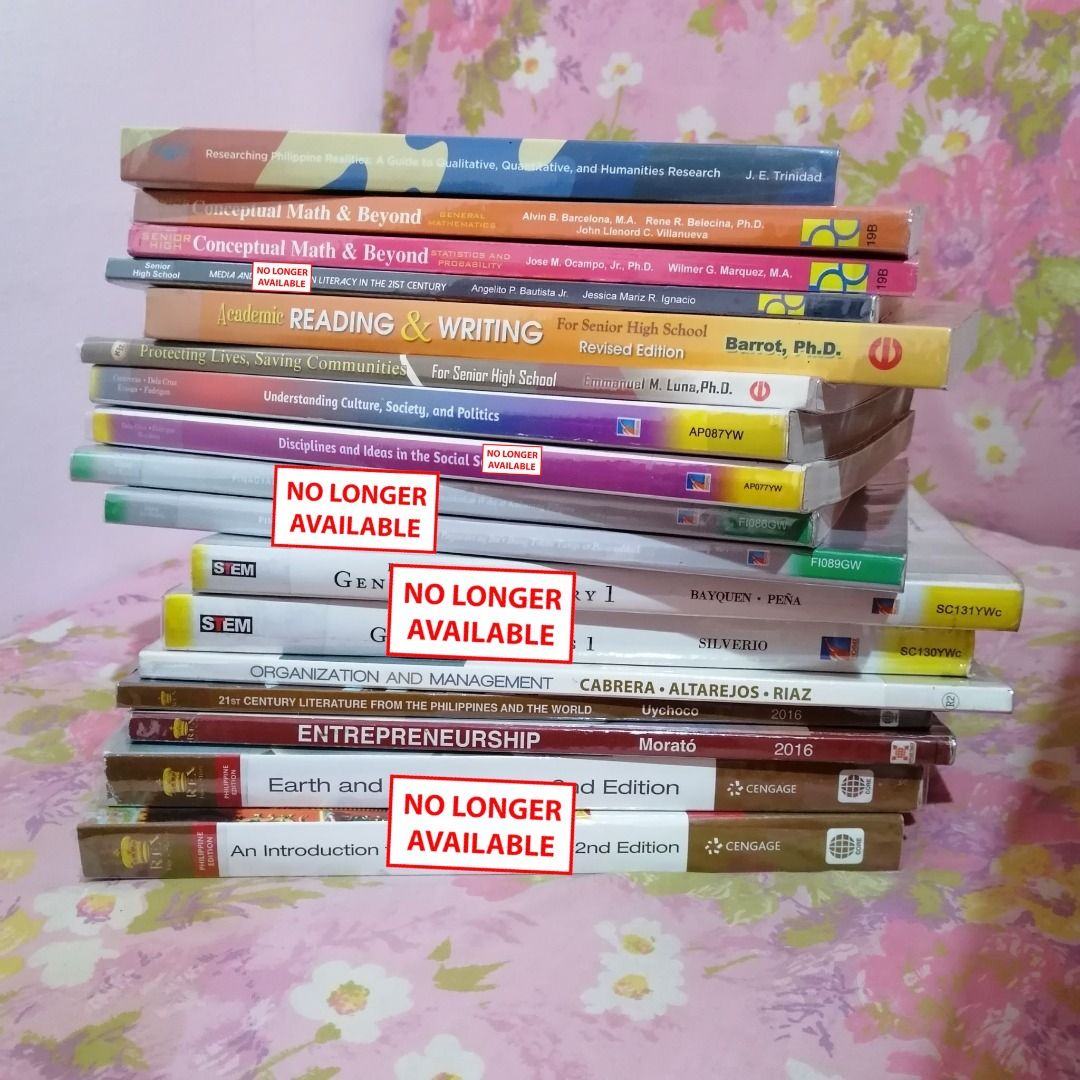 Senior High School Books Bundle (All 16 books as a package bundle ...