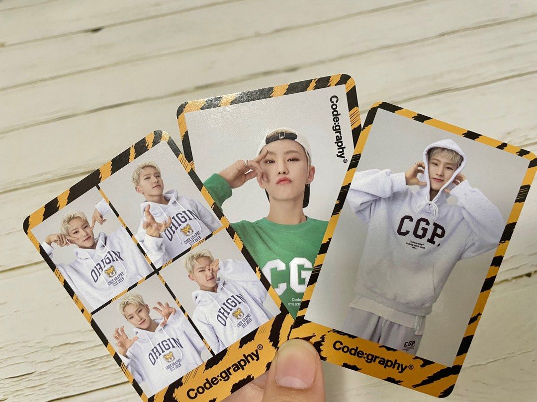 SEVENTEEN Hoshi’s Code Graphy CGP Origin Tiger Logo Training Setup (SET), Hobbies & Toys ...