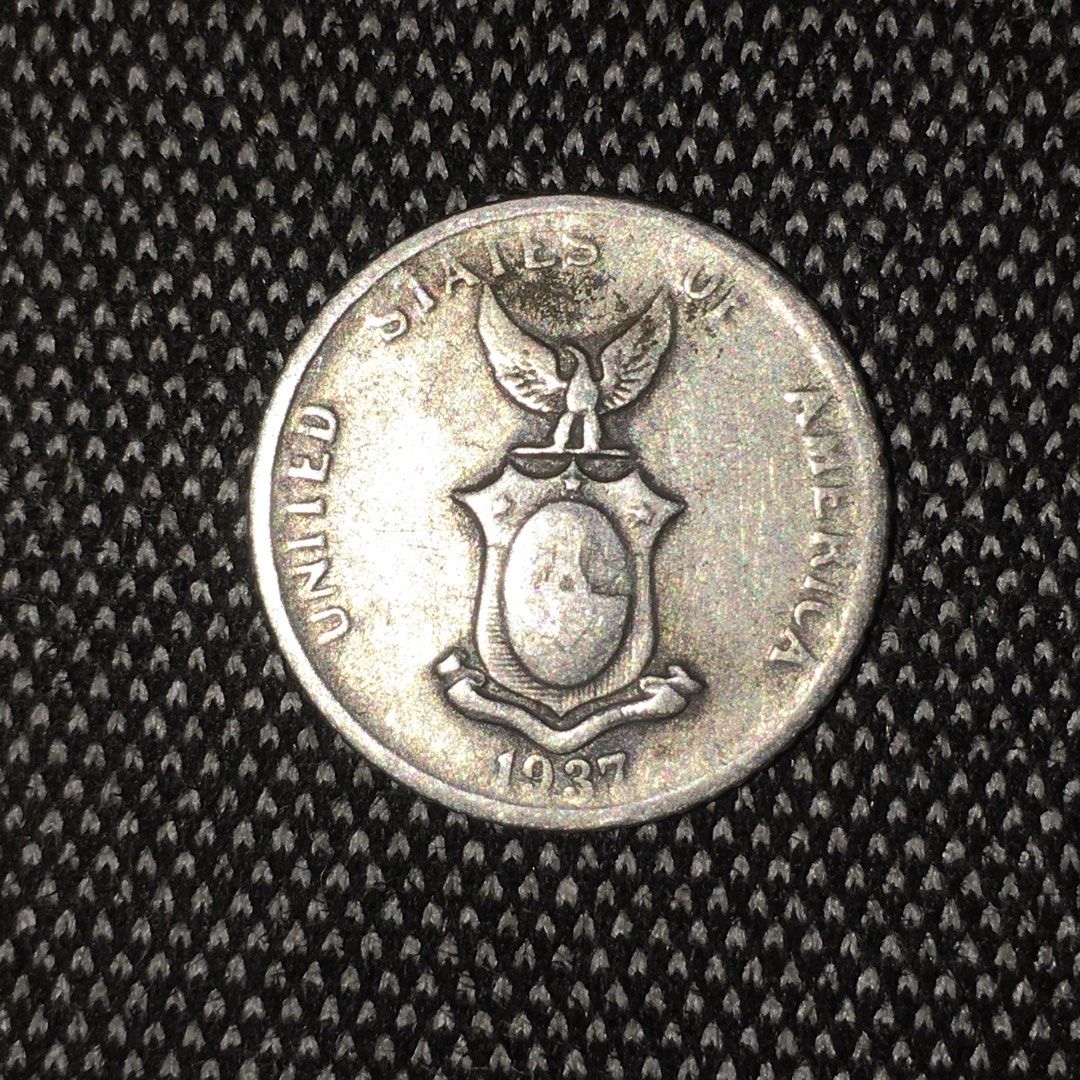 Silver Coin - 1937 USPI 10 Centavos, Manila Mint on Carousell