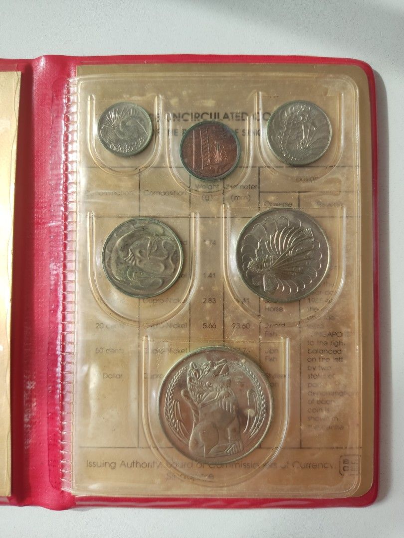 Singapore old coins Animal series - 1985 special collection, Hobbies ...